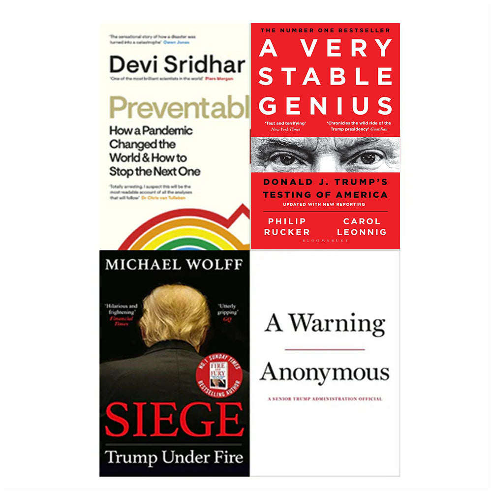 A Very Stable Genius A Warning Siege: Trump Under Fire 4 Book Set — The ...