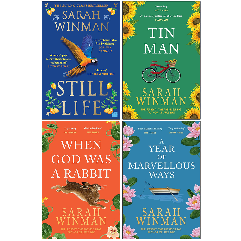 Sarah Winman 4 Books Set (Still Life, Tin Man, When God was a Rabbit ...