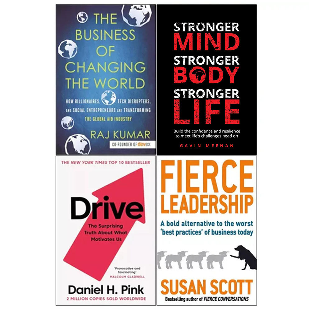 Fierce Leadership, Business of Changing, Stronger Mind, Drive 4 Books ...