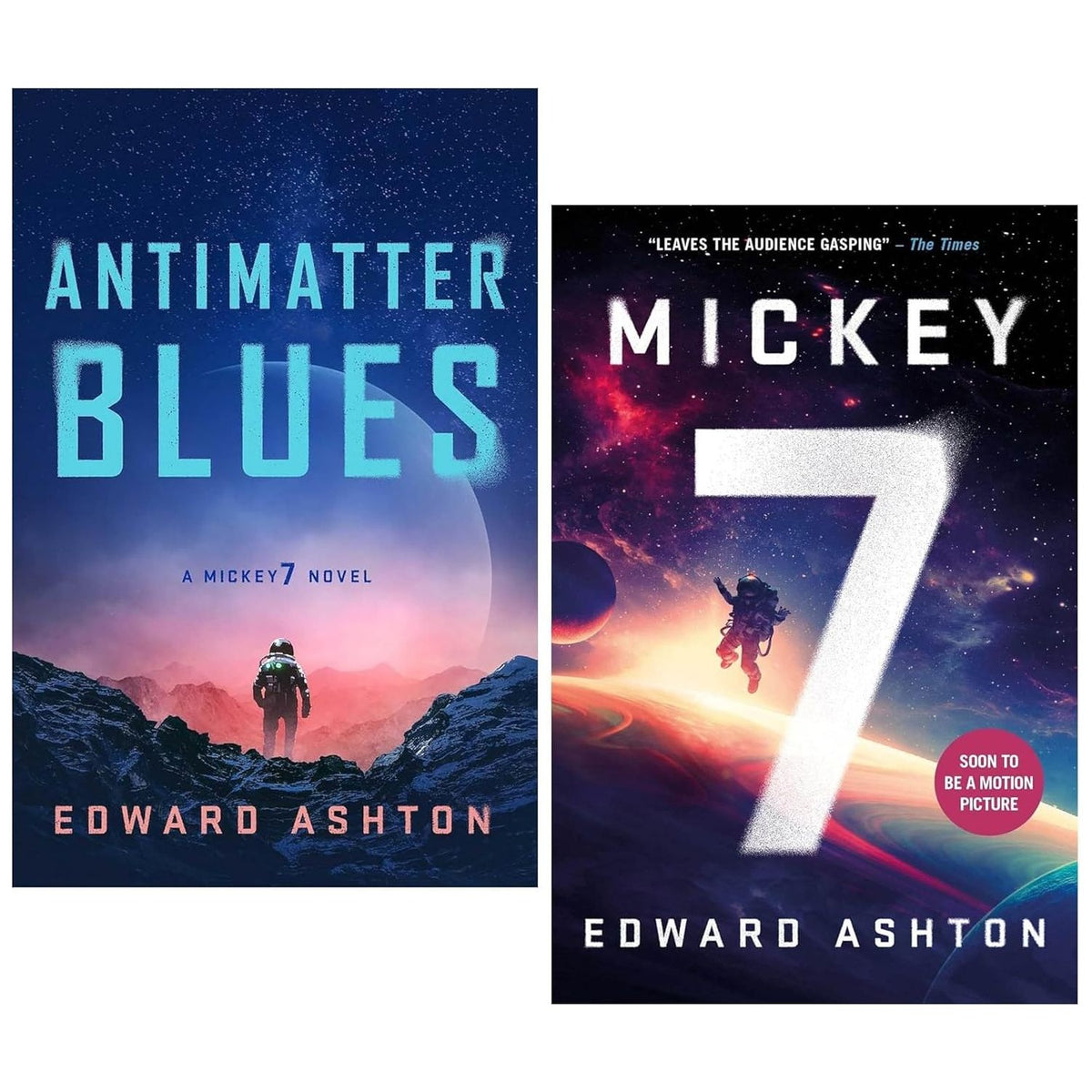 Mickey7 Series 2 Books Collection Set by Edward Ashton (Mickey7 & Antimatter Blues) | The Book ...