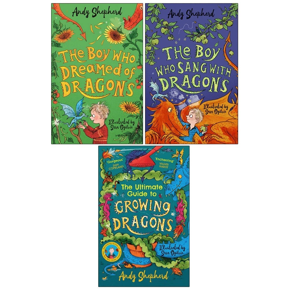 Boy Who Grew Dragons Series 3 Books Collection Set by Andy Shepherd9The ...