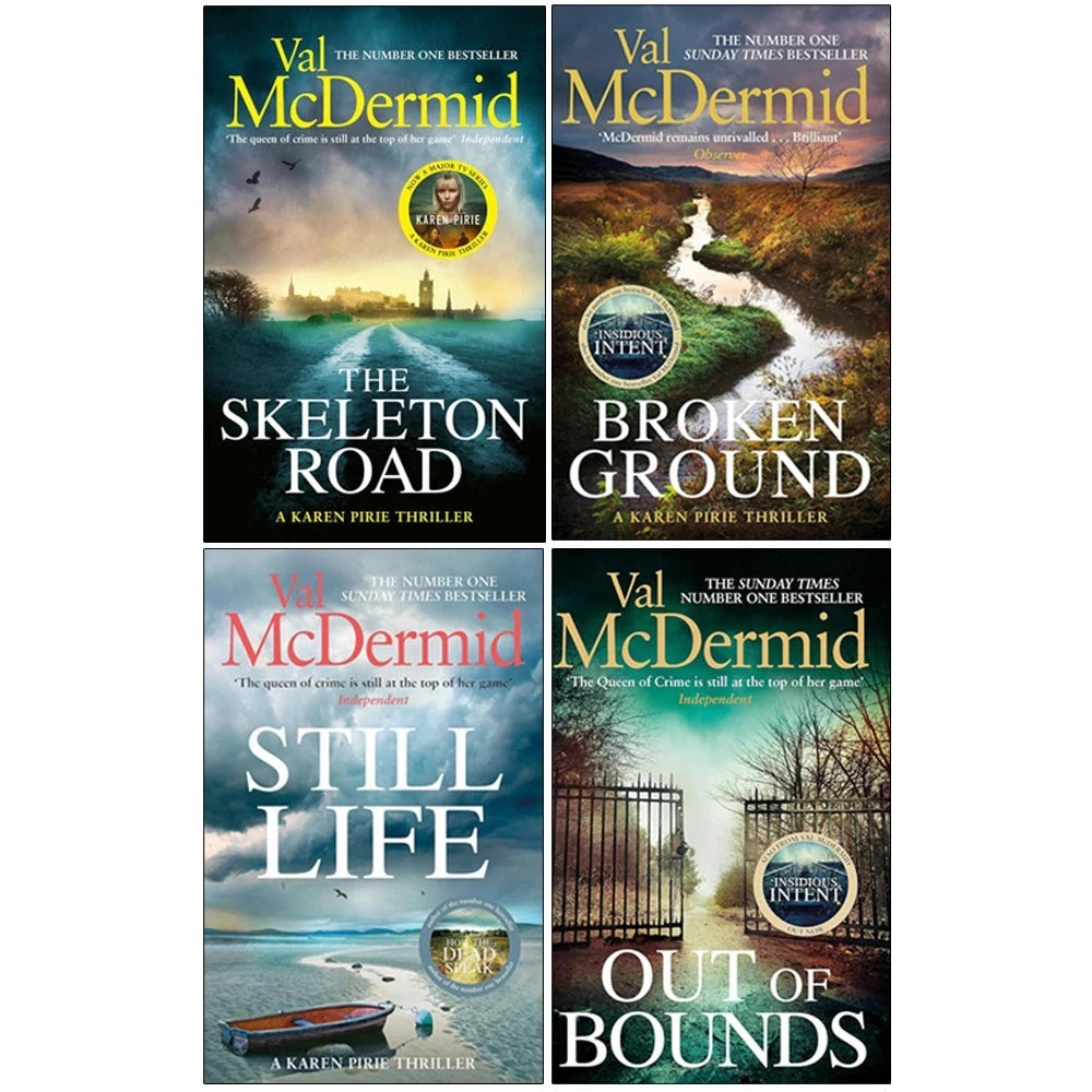 Karen Pirie Series 4 Books Collection Set( The Skeleton Road, Out of ...