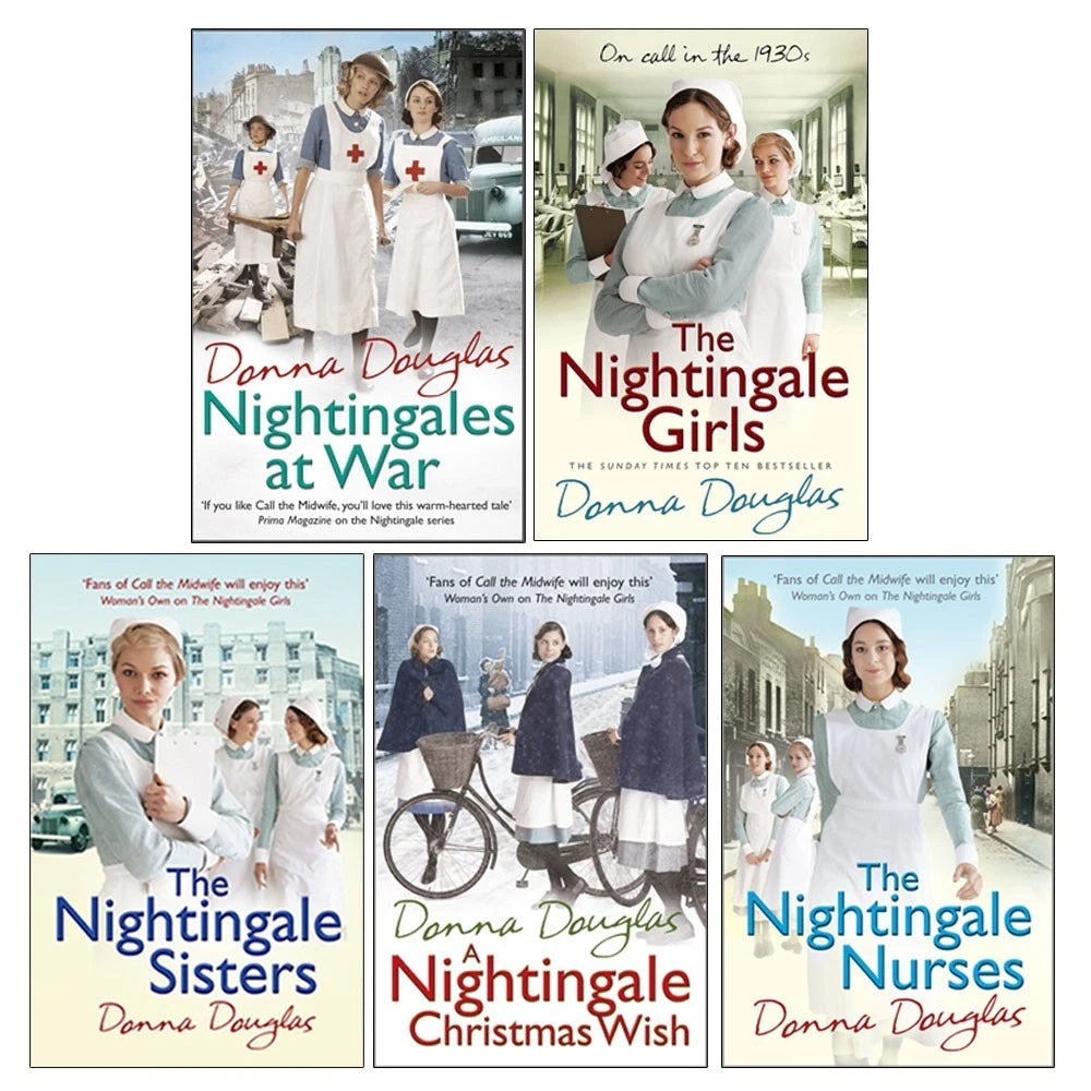 Donna Douglas Collection Nightingales Series 5 Books Set(The ...