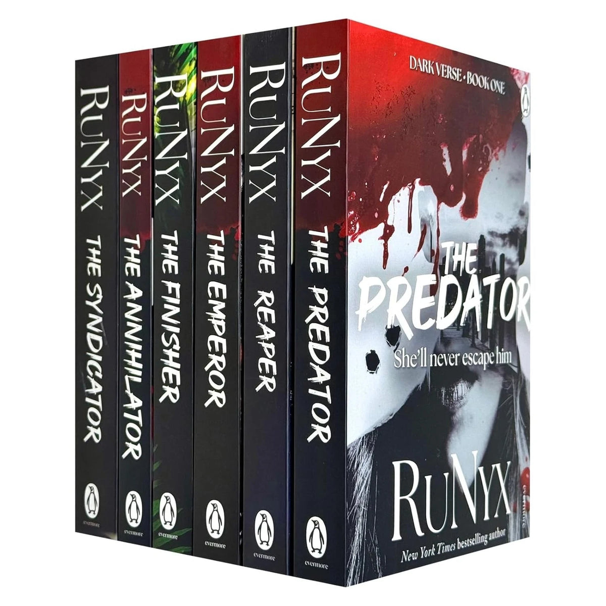 Dark Verse Series 6 Books Collection Set by RuNyx (The Predator ,The R ...