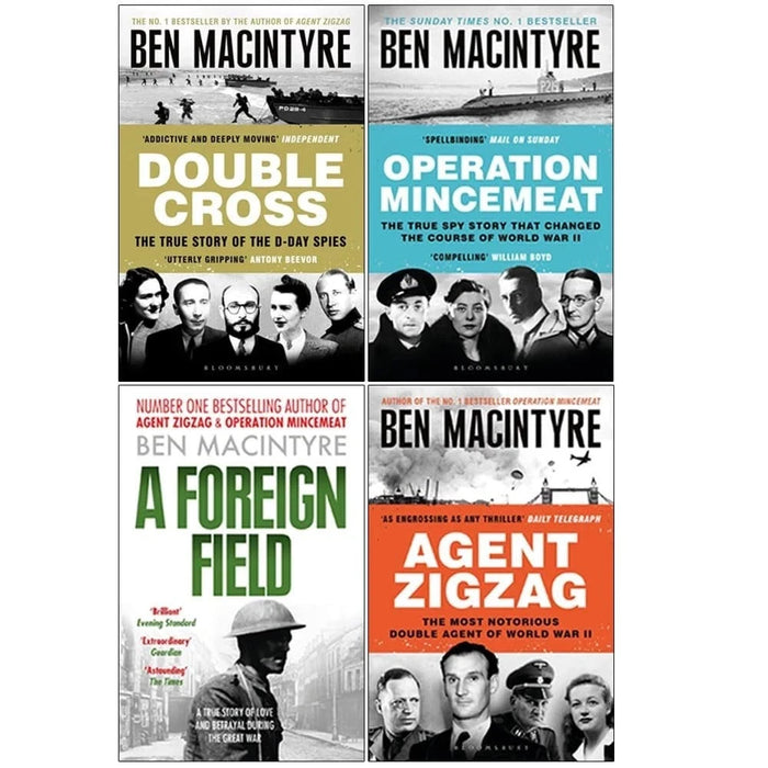 Ben Macintyre 4 Books The True Story Collection Set(Double Cross ...