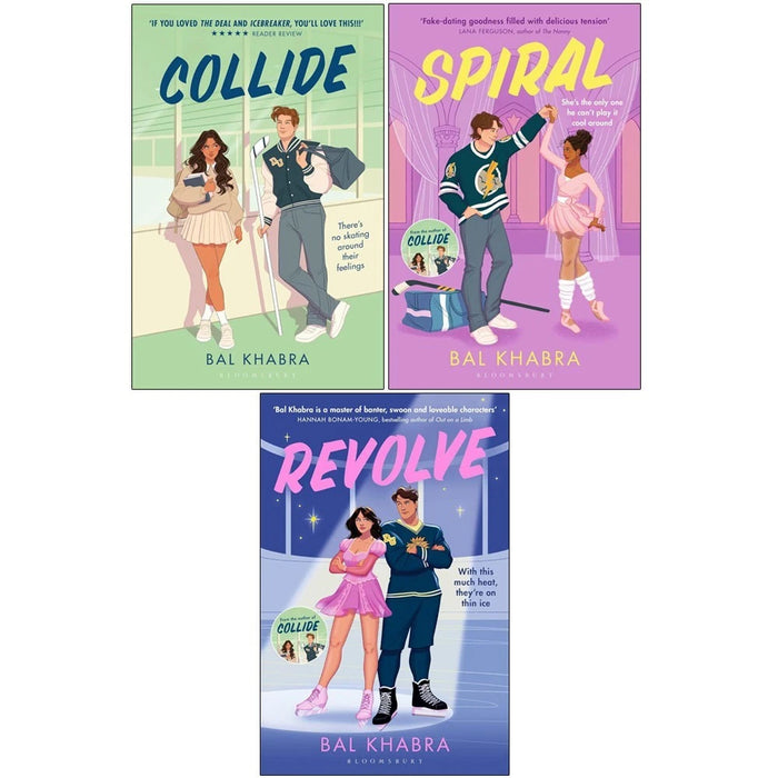 Off the Ice Series By Bal Khabra 3 Books Collection Set (Collide ...