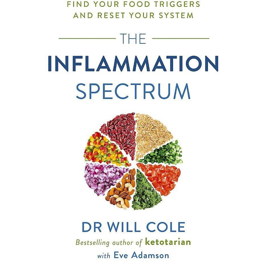 Dr Will Cole Collection 2 Books Set Gut Feelings, Inflammation Spectrum ...