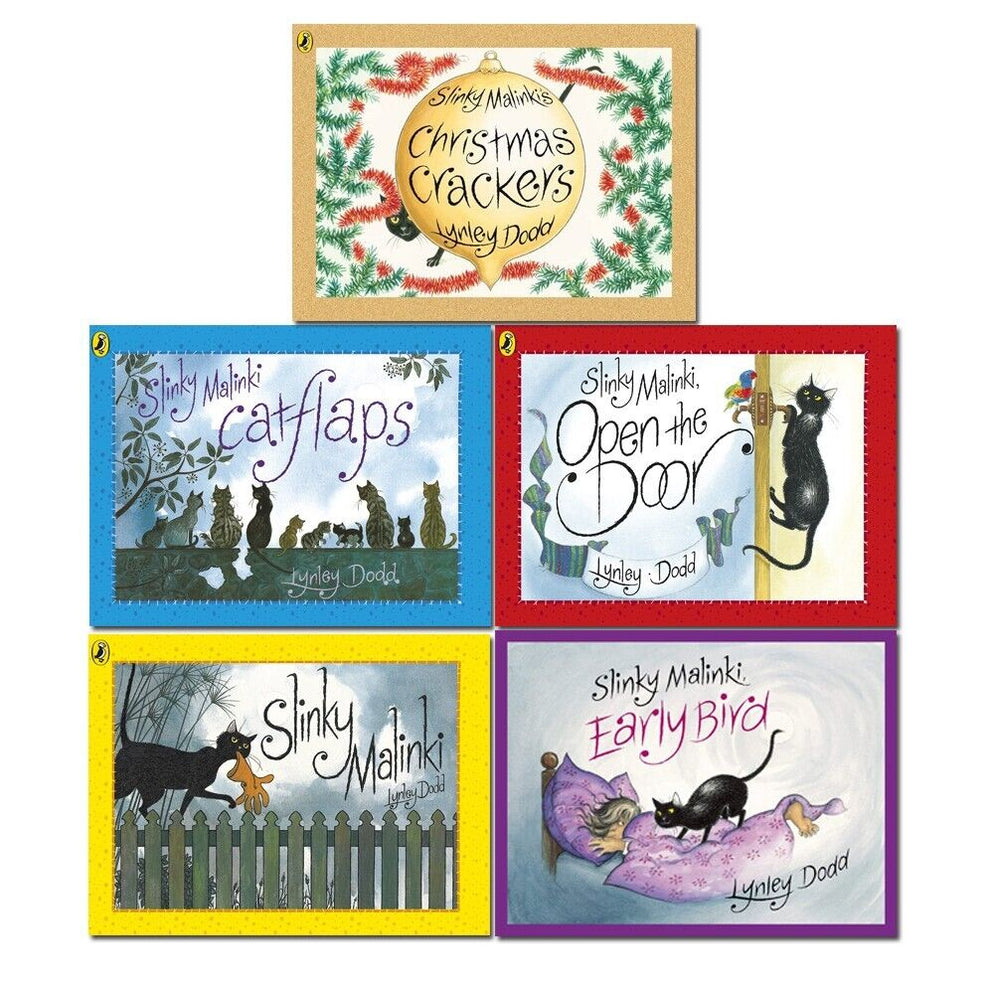 Lynley Dodd Slinky Malinki Hairy Maclary and Friends Series 5 Books ...