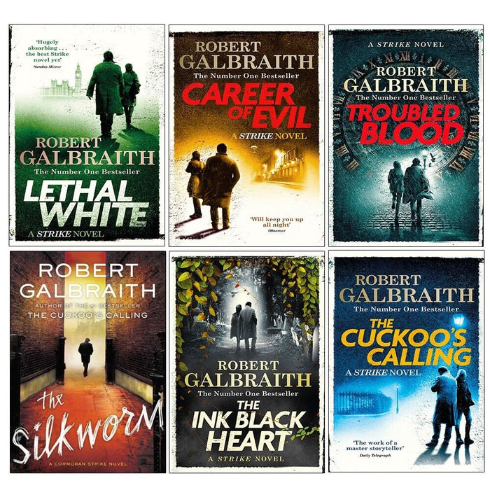 Cormoran Strike Series 1-6 Books Collection Set By Robert Galbraith ...