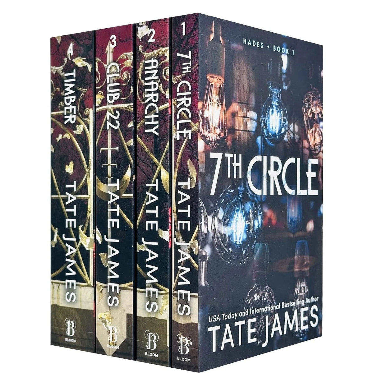 Hades Series 4 Books Collection Set by Tate James 7th Circle, Anarchy ...