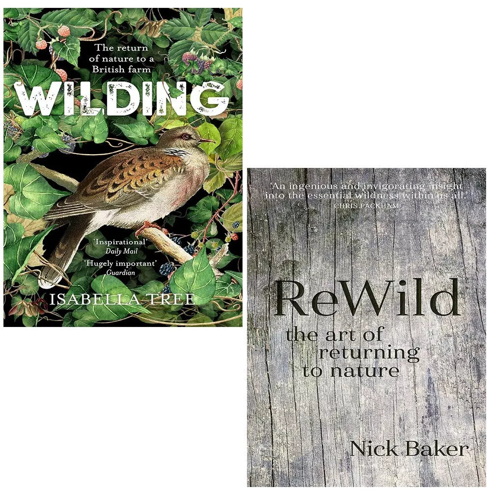 ReWild Nick Baker (HB), Wilding Isabella Tree 2 Books Set — The Book Bundle