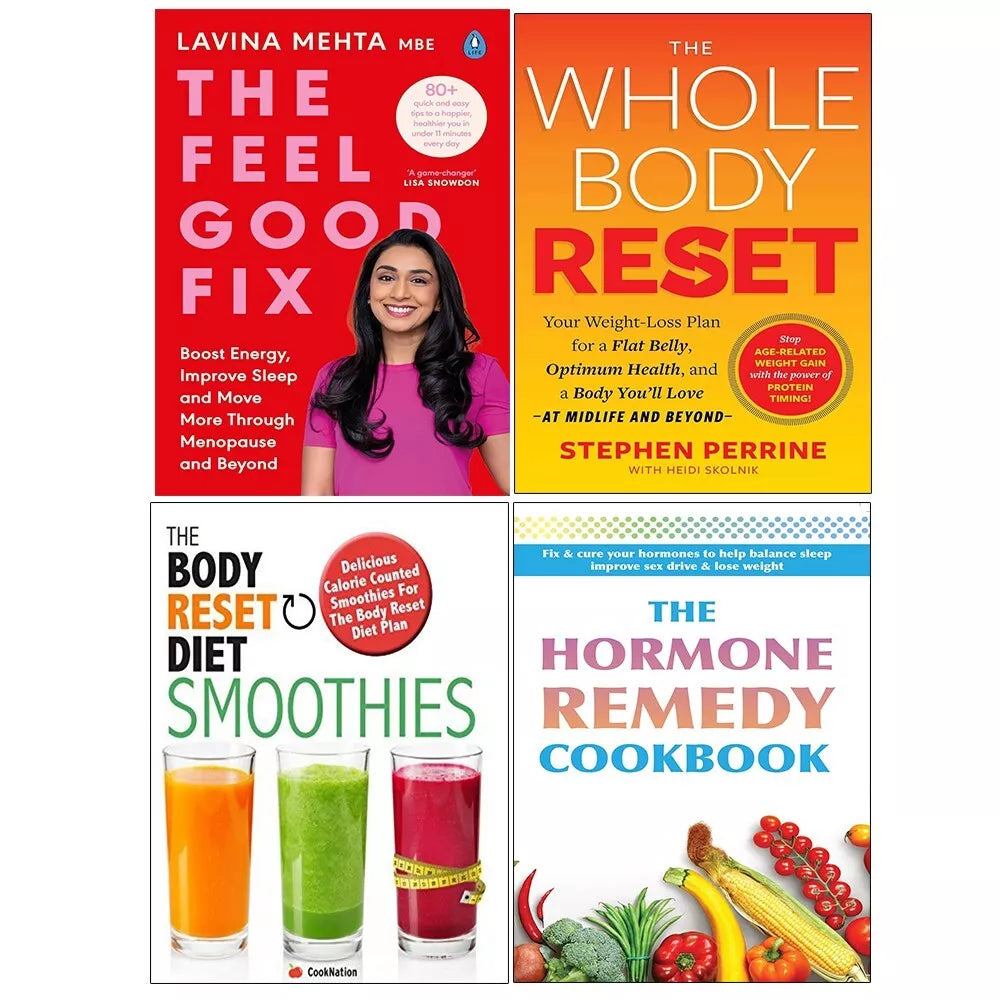 Feel Good Fix,Whole Body Reset,Body Reset Diet,Hormone Remedy 4 Books ...