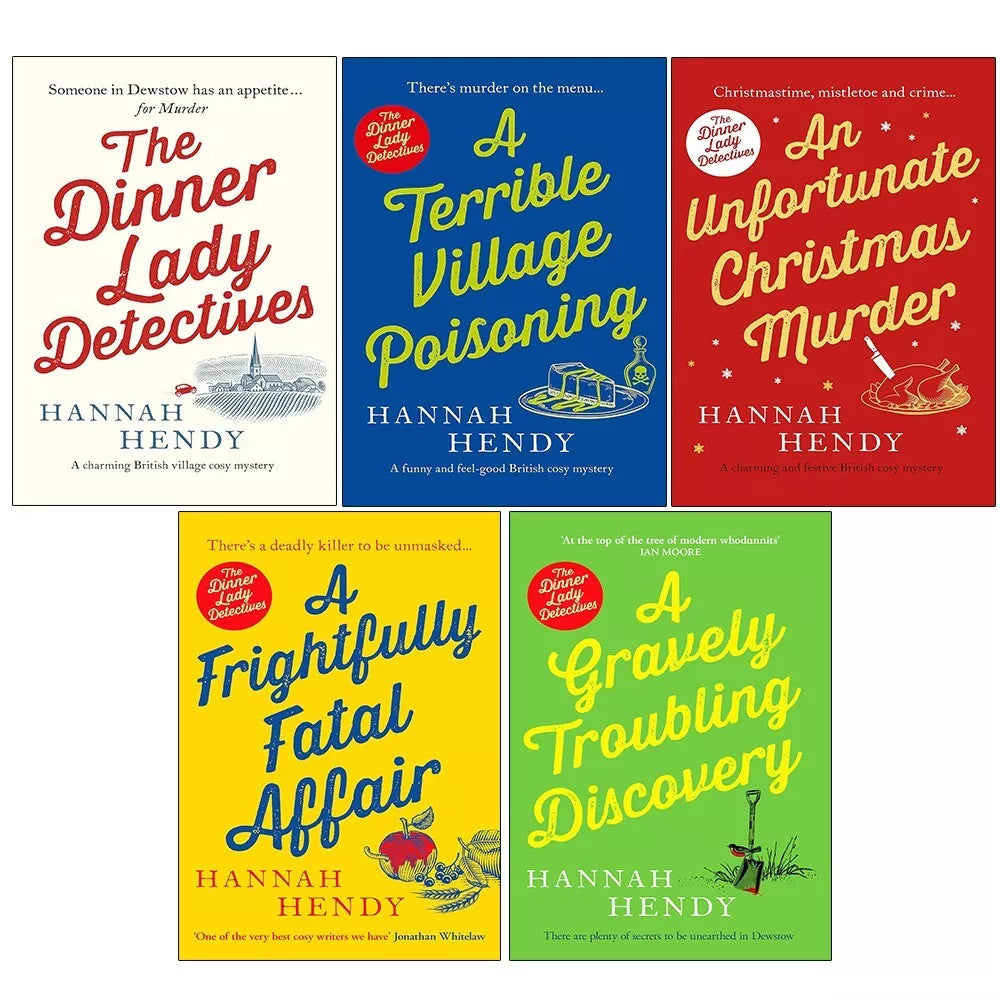 Dinner Lady Detectives Series 5 Books Collection Set by Hannah Hendy ...
