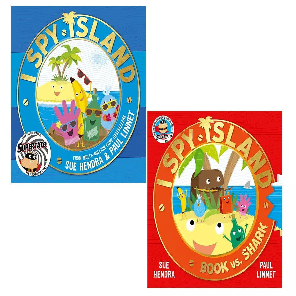 I Spy Island Series Collection 2 Books Set by Sue Hendra, Paul Linnet ...