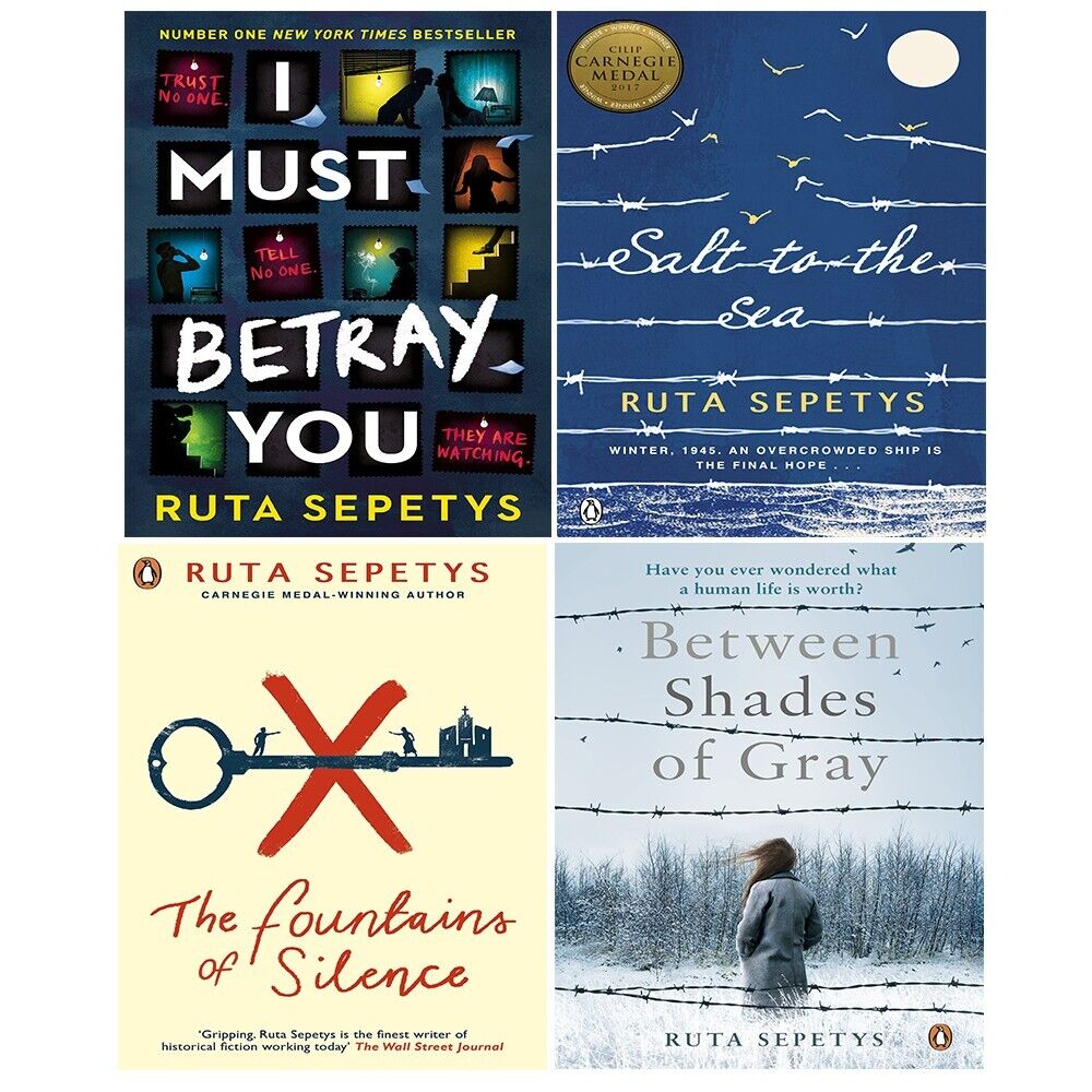 Ruta Sepetys Collection 4 Books Set I Must Betray You,Salt to the Sea ...