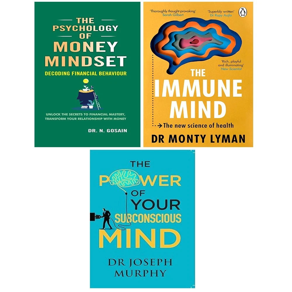 Immune Mind, Power of Your Subconscious Mind, sychology of Money Mindset 3 Books Set | The Book ...