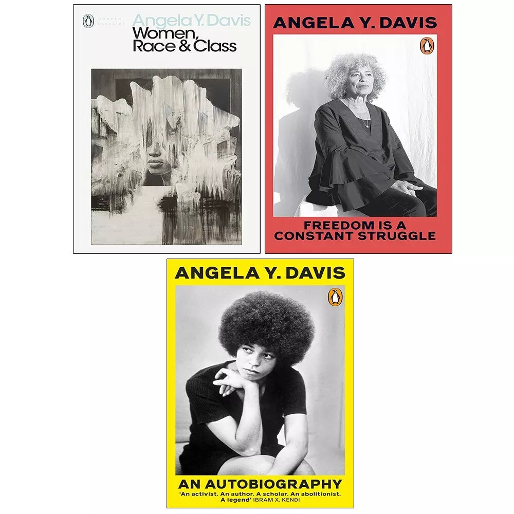 Angela Y. Davis Collection 3 Books Set (Women Race Class, Freedom Is A ...