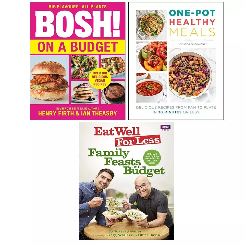BOSH! on a Budget Henry, Eat Well for Less, One Pot Healthy Meals 3 ...