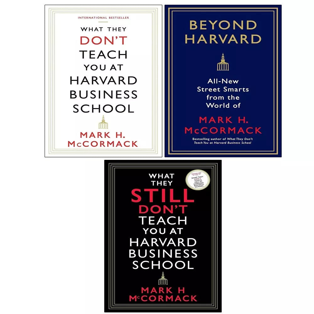 Mark H. McCormack Collection 3 Books Set (Beyond Harvard, What They ...