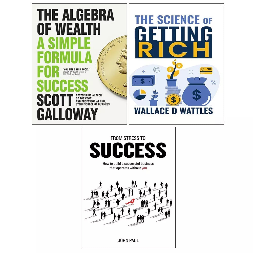 Algebra of Wealth, From Stress to Success, Science of Getting Rich 3 ...