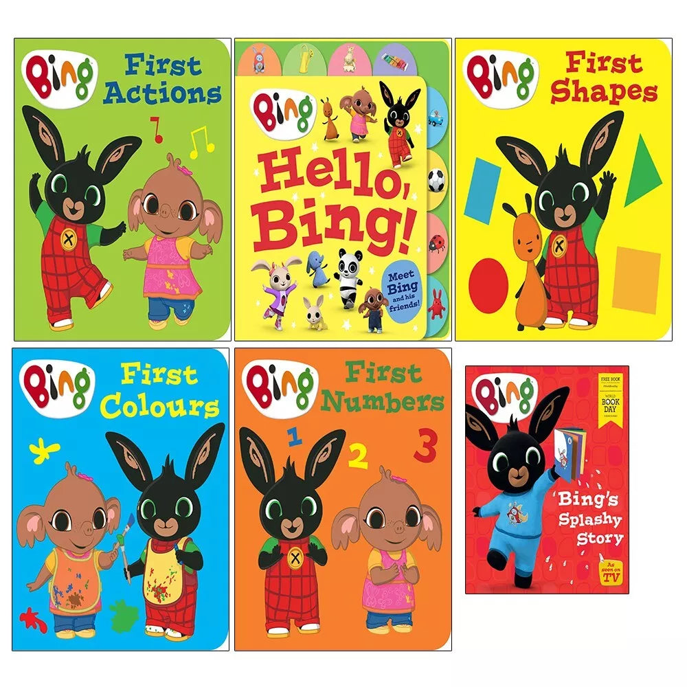 Bing My First Little Library 6 Books Set Hello, Bing!, Bing’s Splashy ...
