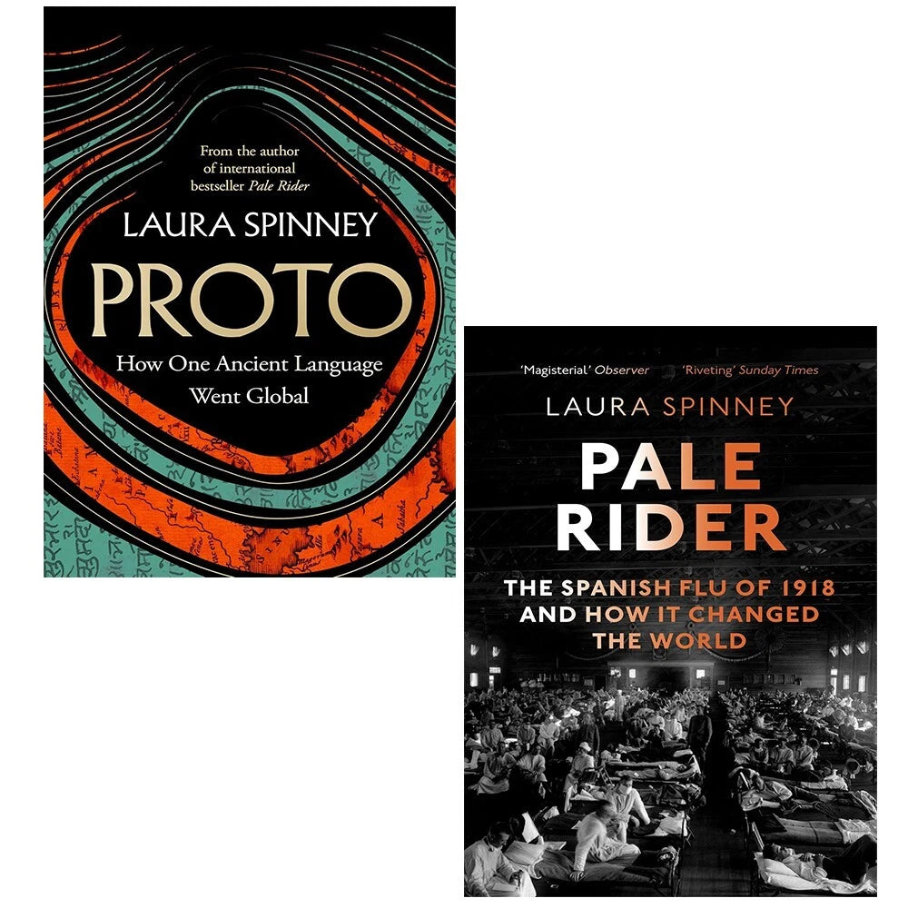 Laura Spinney Collection 2 Books Set Proto (HB), Pale Rider Spanish Flu ...