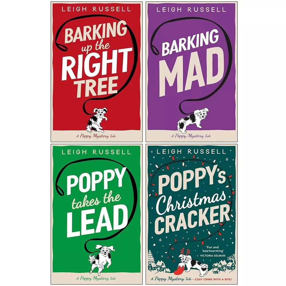 Poppy Mystery Tale Collection 4 Books Set by Leigh Russell Christmas C ...