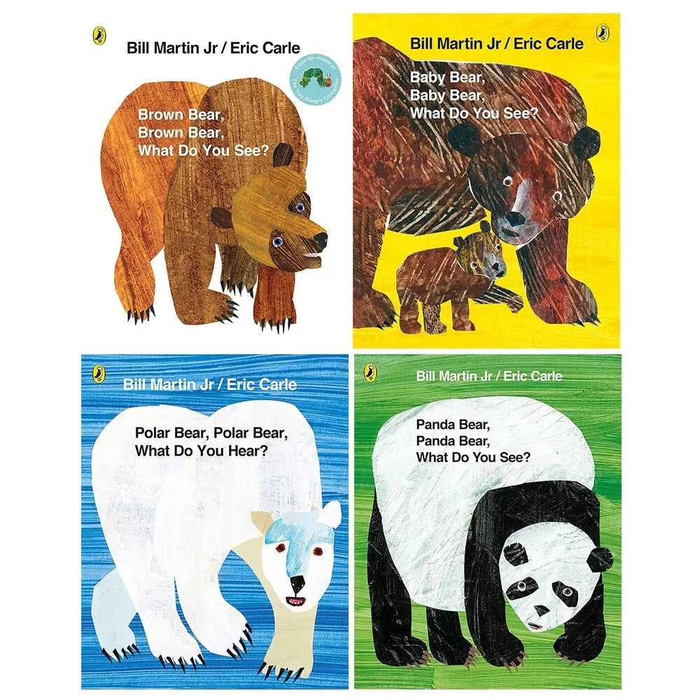 Brown Bear and Friends Series 4 Books Collection Set By Mr Bill Martin ...
