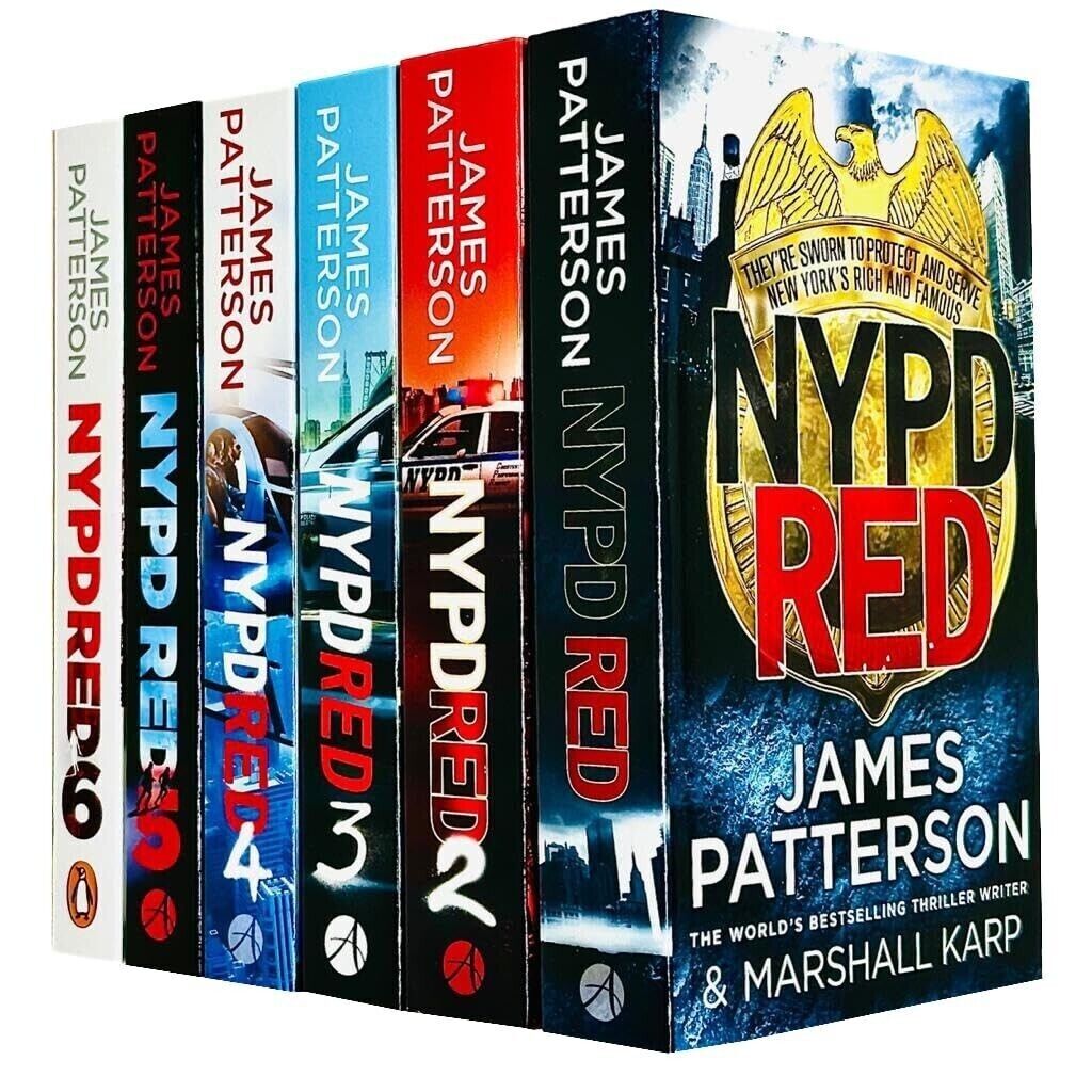 James Patterson NYPD Red Series Collection 1-6 Books Set | The Book Bundle