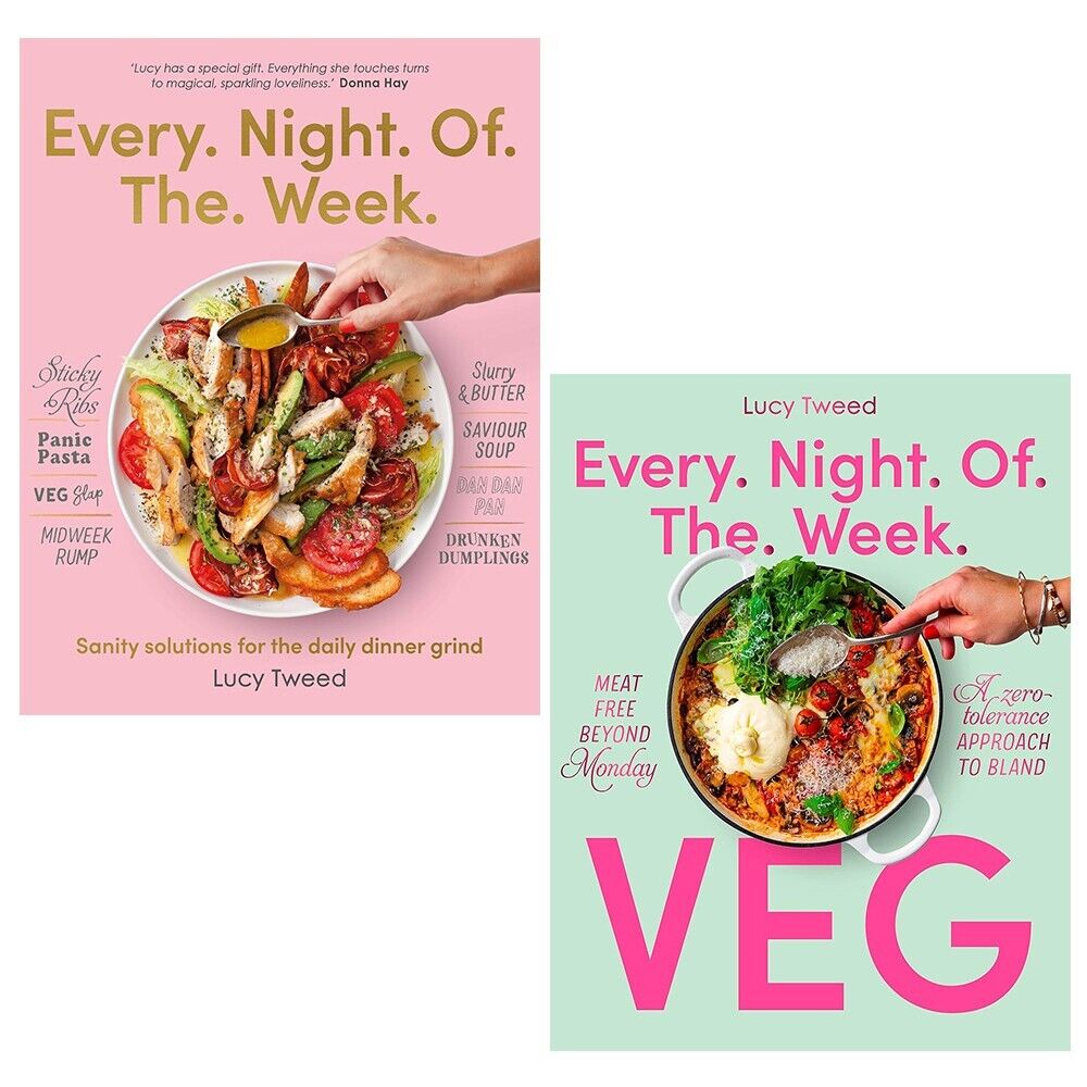 Lucy Tweed Collection 2 Books Set Every Night of the Week,Veg — The ...