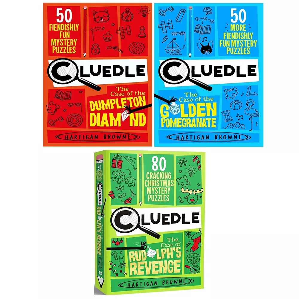 Cluedle Series Collection 3 Books Set by Hartigan Browne Case of ...
