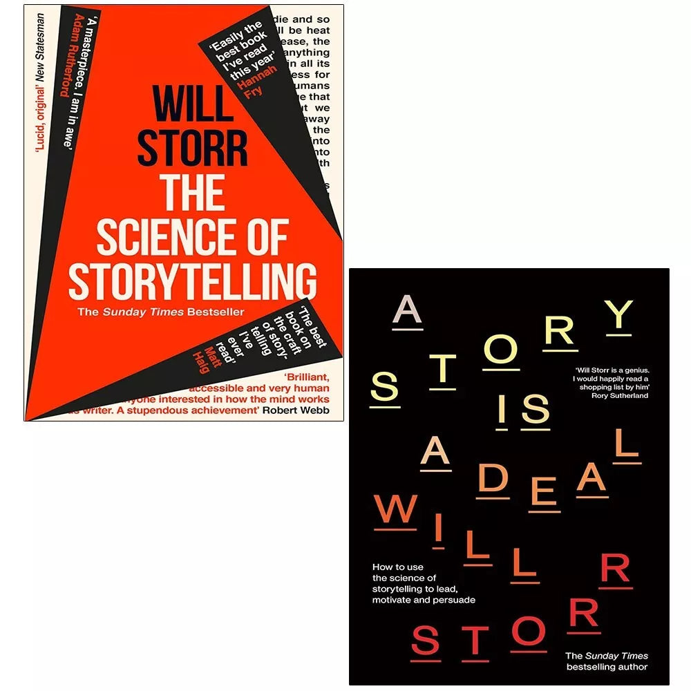 Will Storr 2 Books Collection Set (The Science of Storytelling & A Sto