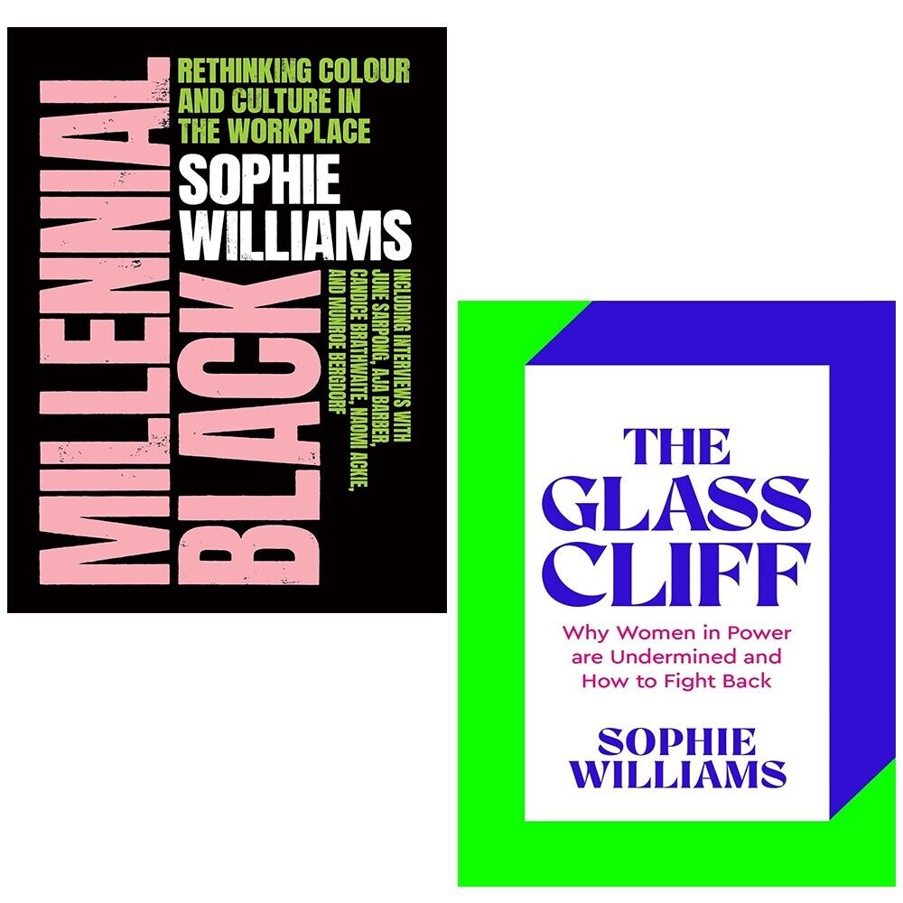 Sophie Williams Collection 2 Books Set Millennial Black, Glass Cliff ...
