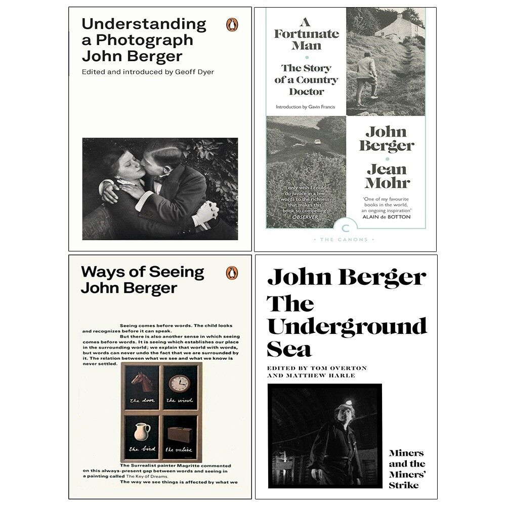 John Berger Collection 4 Books Set Underground Sea (HB),Ways of Seeing ...
