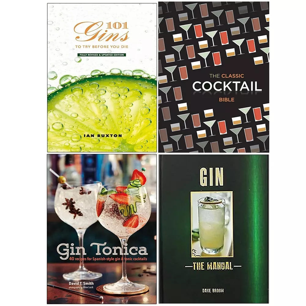 Gin Manual,101 Gins To Try Before,Gin Tonica, Classic Cocktail Bible 4 ...