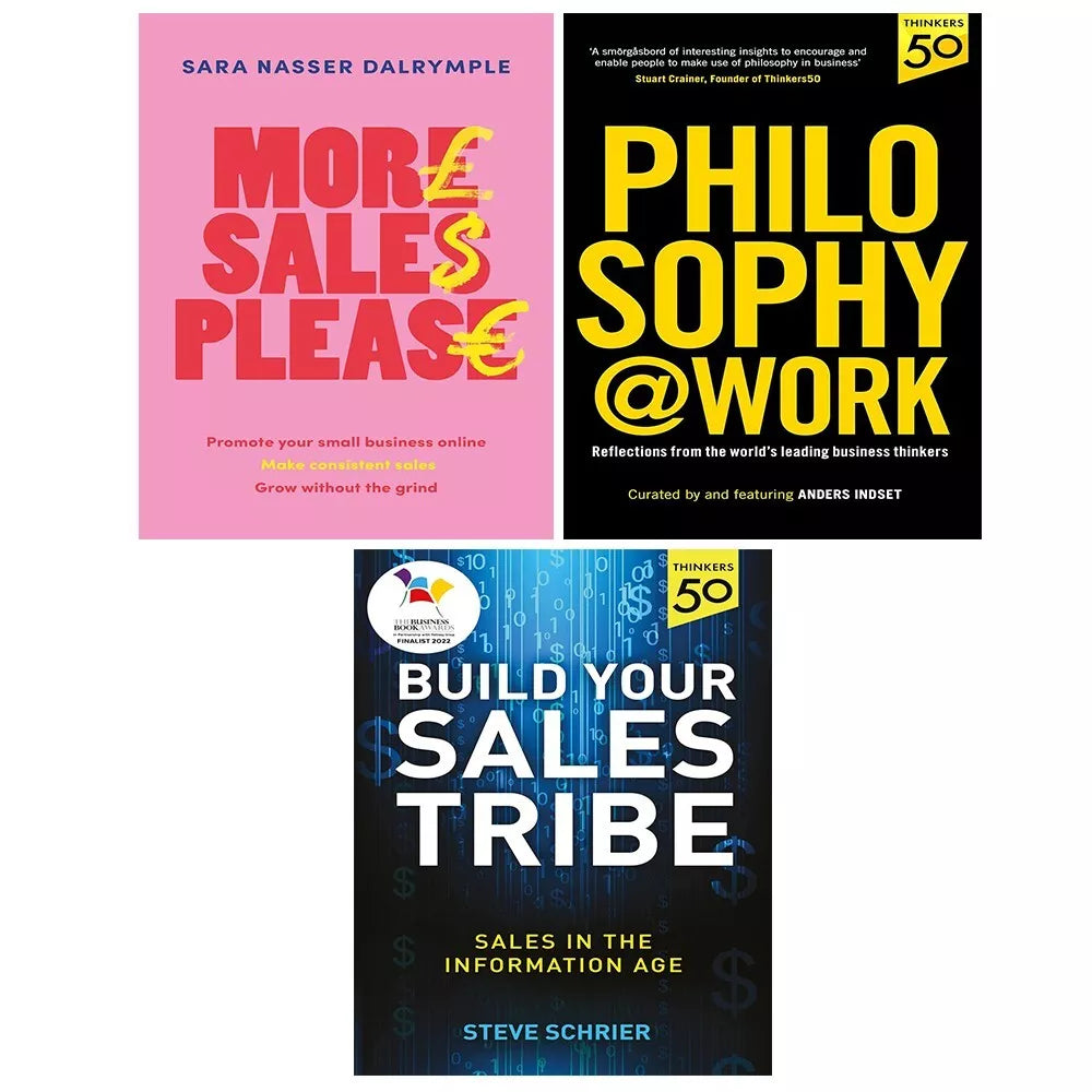 More Sales Please, Build Your Sales Tribe, Philosophy Work 3 Books Set ...