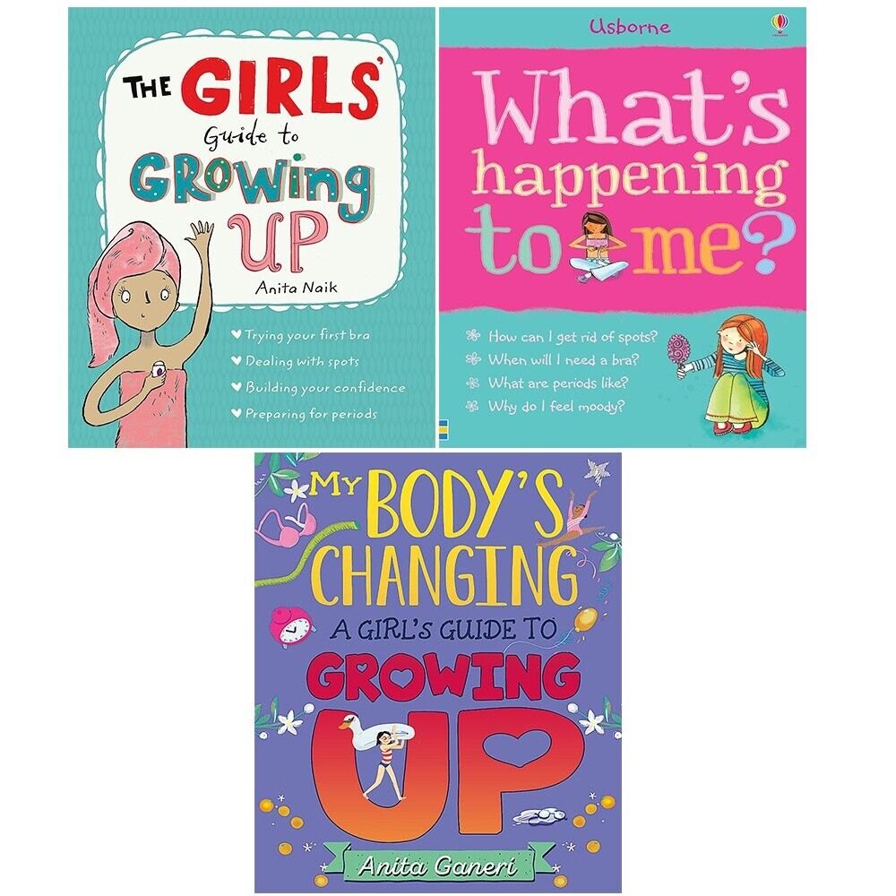 Whats Happening to Me Girls,Girls Guide to Growing Up,Bodys Changing 3 ...