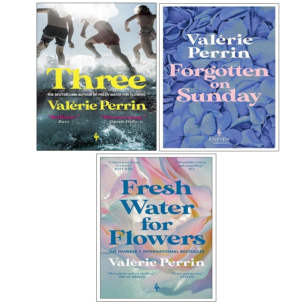 Valérie Perrin Collection 3 Books Set (Three, Fresh Water for Flowers