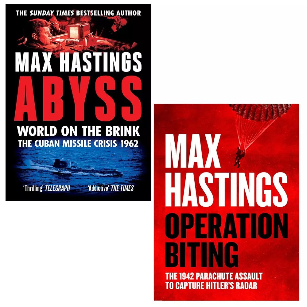 Max Hastings Collection 2 Books Set (Operation Biting & Abyss World on