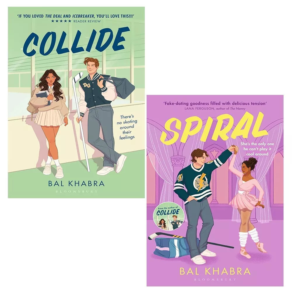 Off the Ice Series 2 Books Collection Set By Bal Khabra Collide and ...