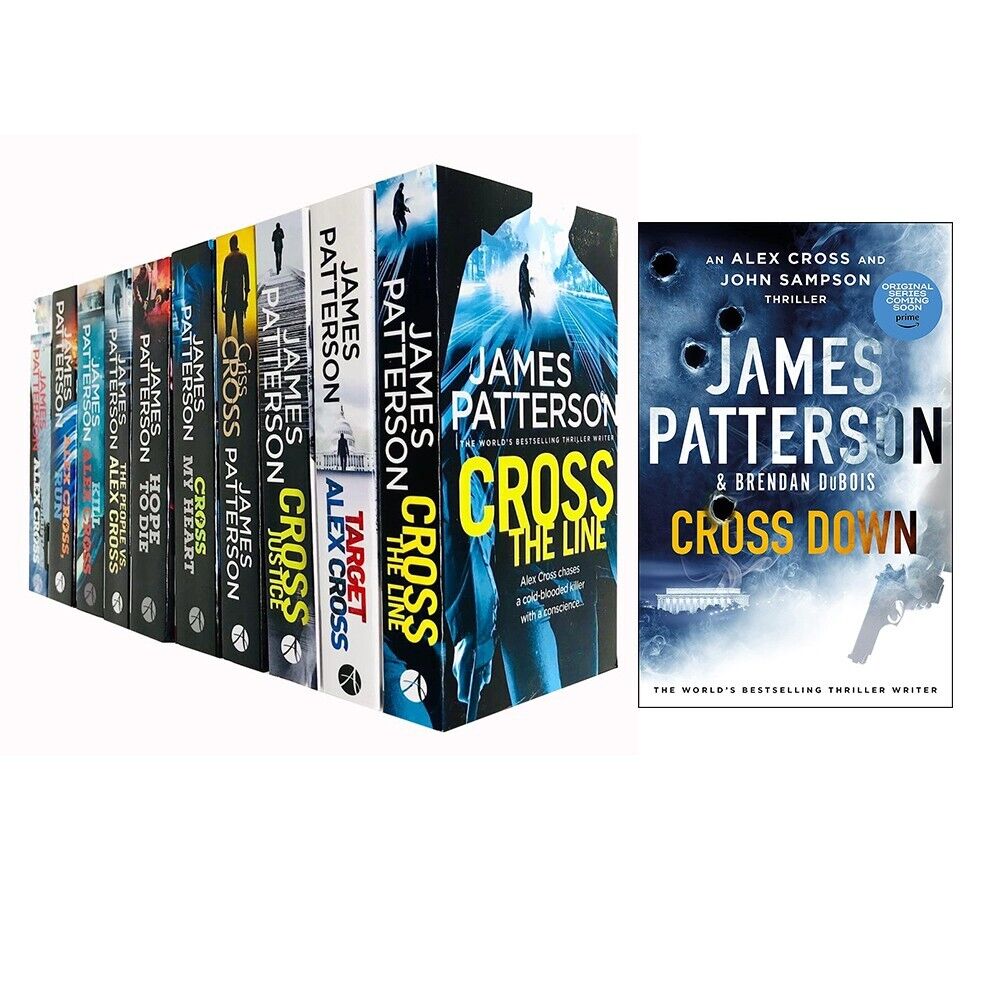 Alex Cross Series 11 Books Collection Set by James Patterson Cross Down ...