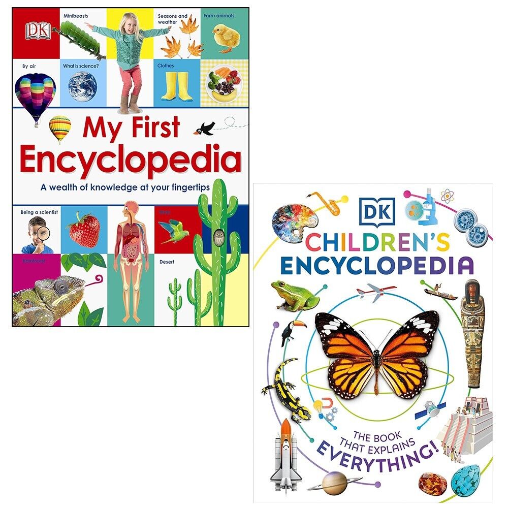 My First Encyclopedia,DK Children's Encyclopedia 2 Books Set | The Book ...