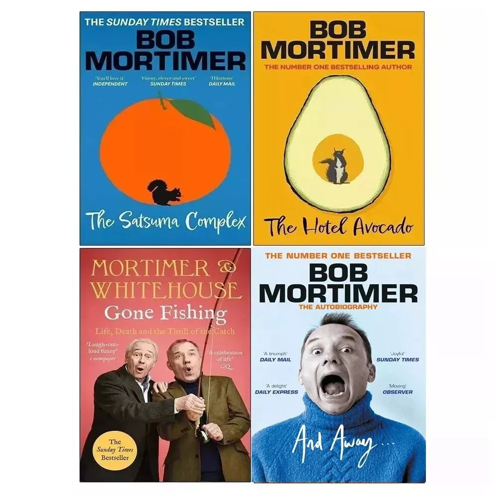 Bob Mortimer 4 Books Collection Set (Mortimer & Whitehouse Gone Fishing ...