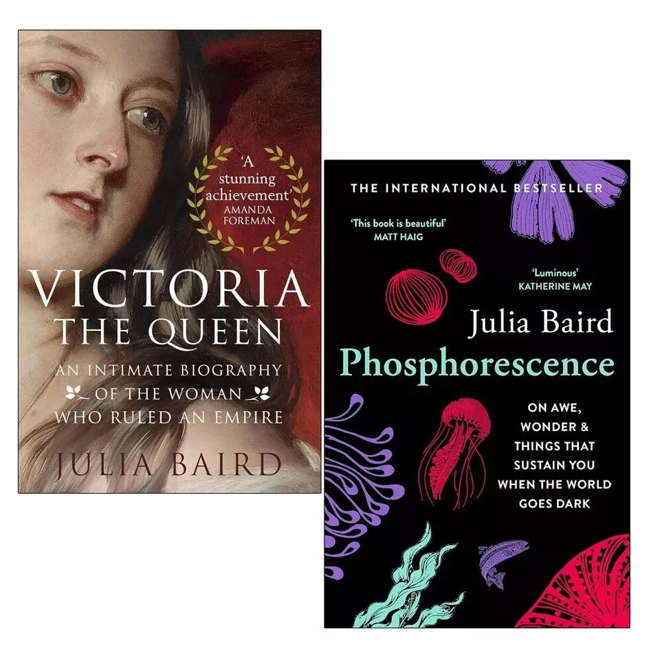 Julia Baird Collection 2 Books Set (Phosphorescence, Victoria The Queen ...