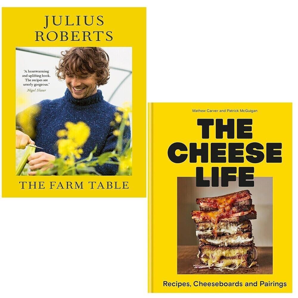 Farm Table Julius Roberts.Cheese Life Mathew Carver,Patrick McGuigan 2 ...