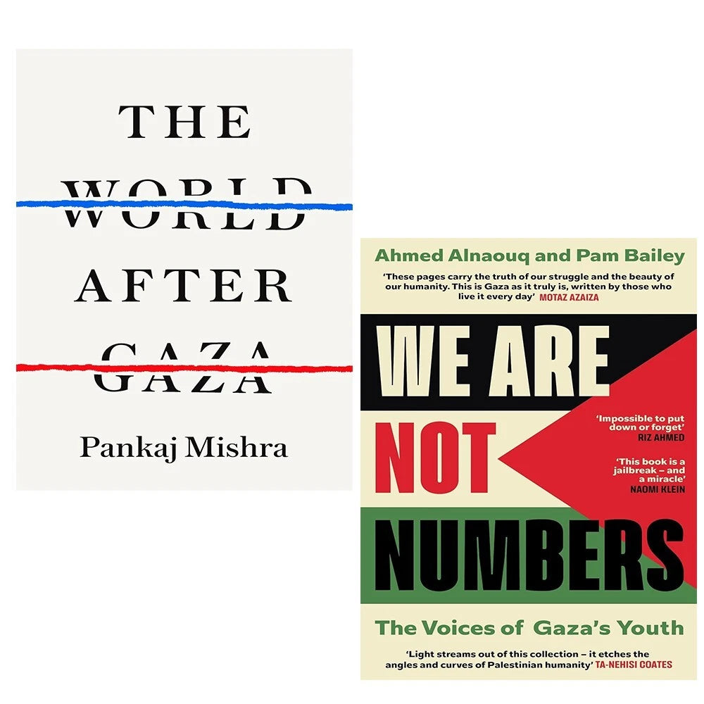 World After Gaza Pankaj Mishra, We Are Not Numbers Ahmed Alnaouq 2 Books Set | The Book Bundle