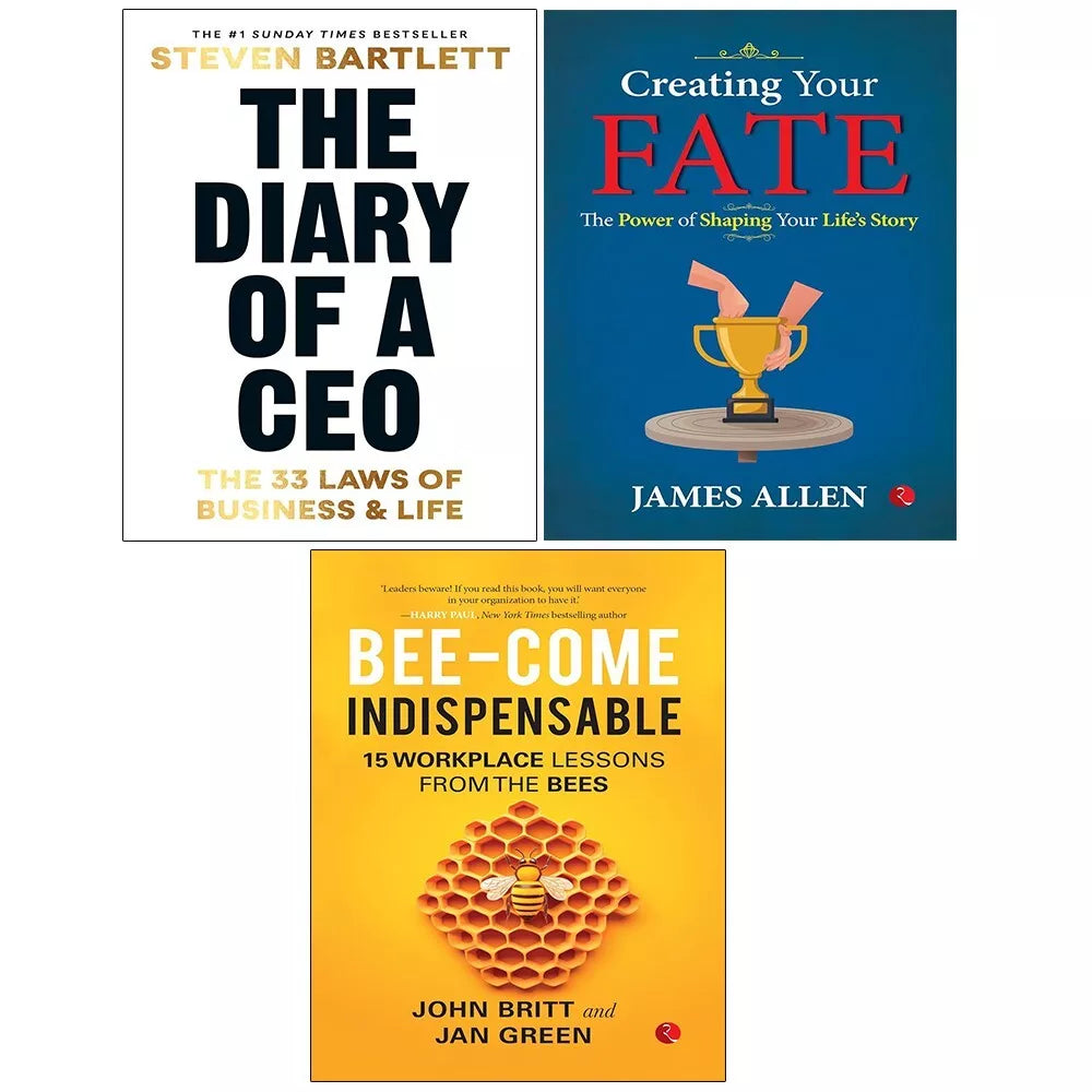 The Diary of a CEO, Creating Your Fate & Bee-come Indispensable 3 Books ...