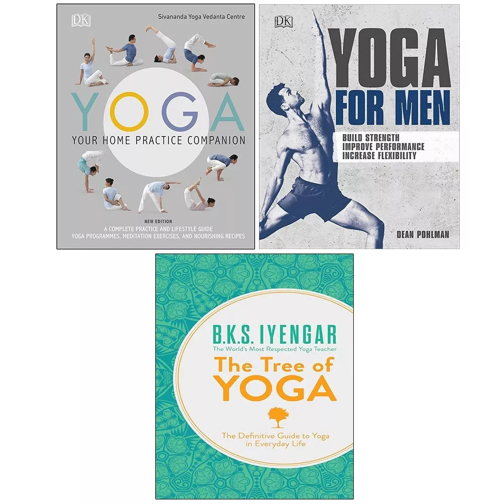 Yoga Your Home Practice Companion (HB), Yoga For Men, Tree of Yoga 3 B ...
