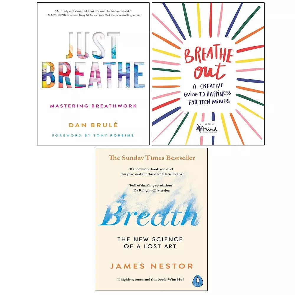 Breath James Nestor, Breathe Out MIND, Just Breathe Master Dan Brule 3 ...