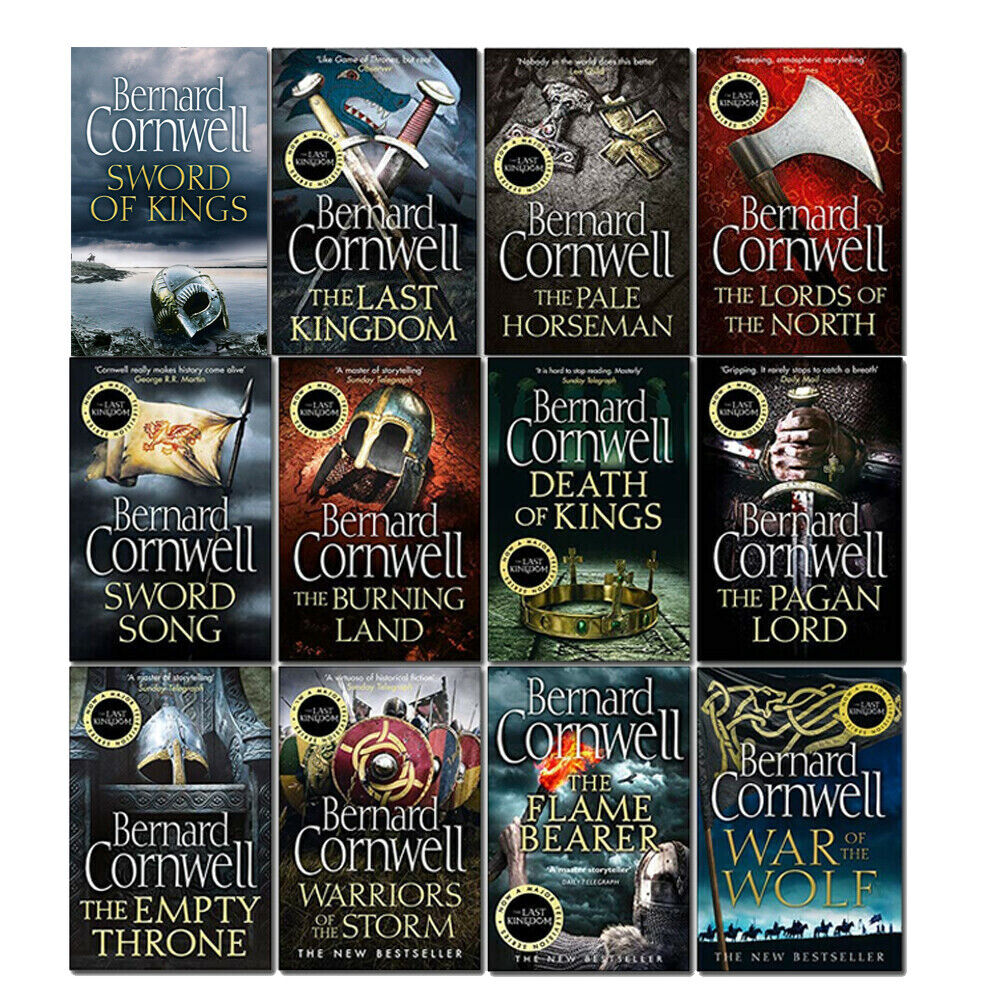 Bernard Cornwell The Last Kingdom Series 12 Books Collection Set Sword ...